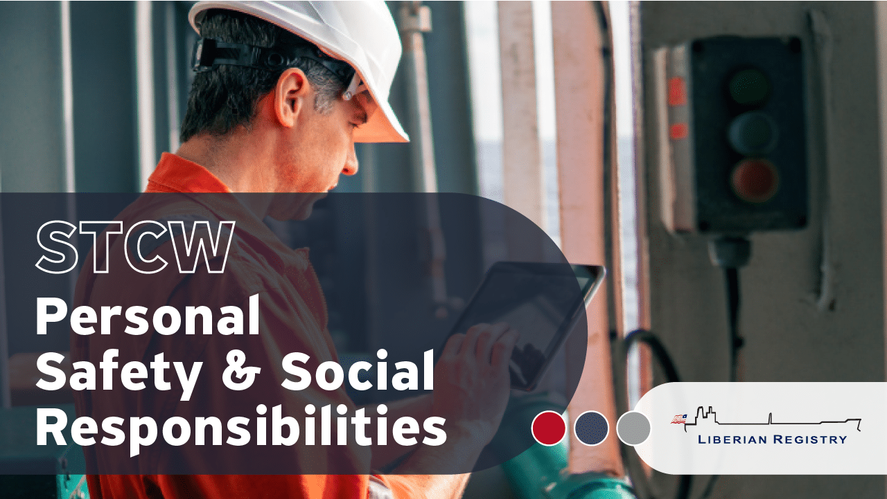 STCW Personal Safety & Social Responsibilities (PSSR)